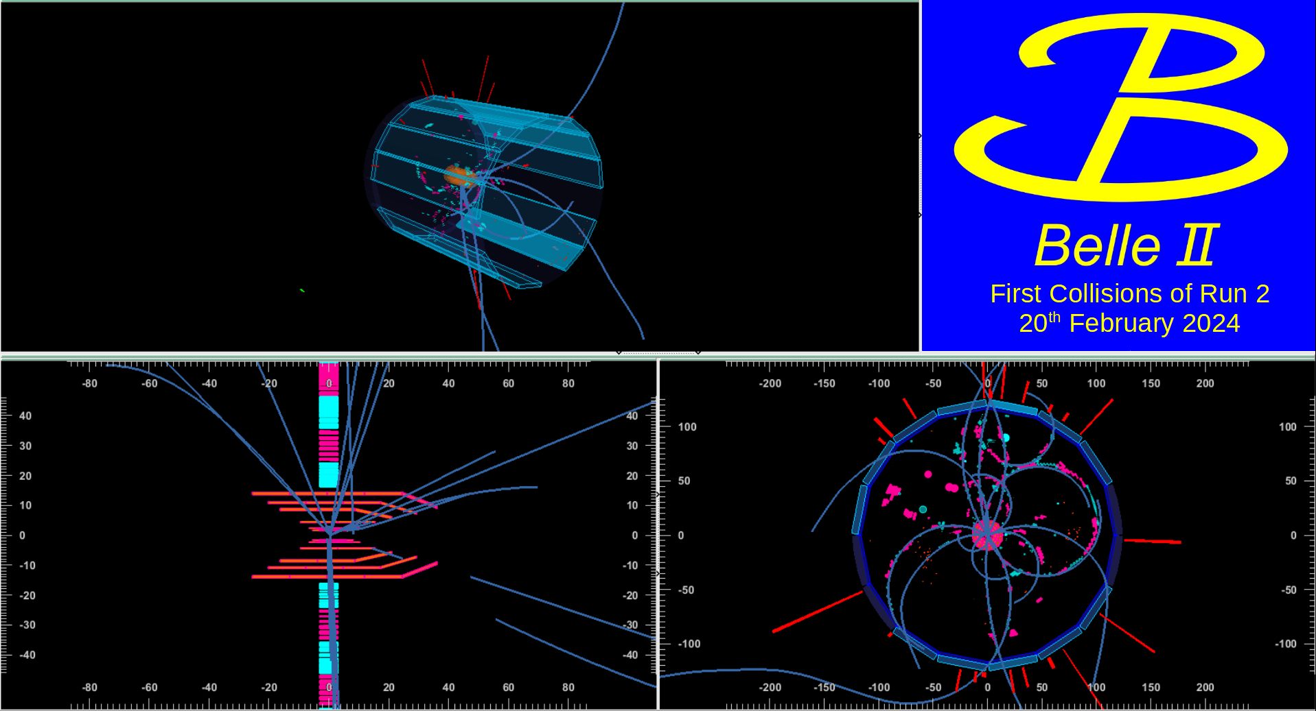 Belle II Restarts: First electron-positron collisions observed after 18 ...