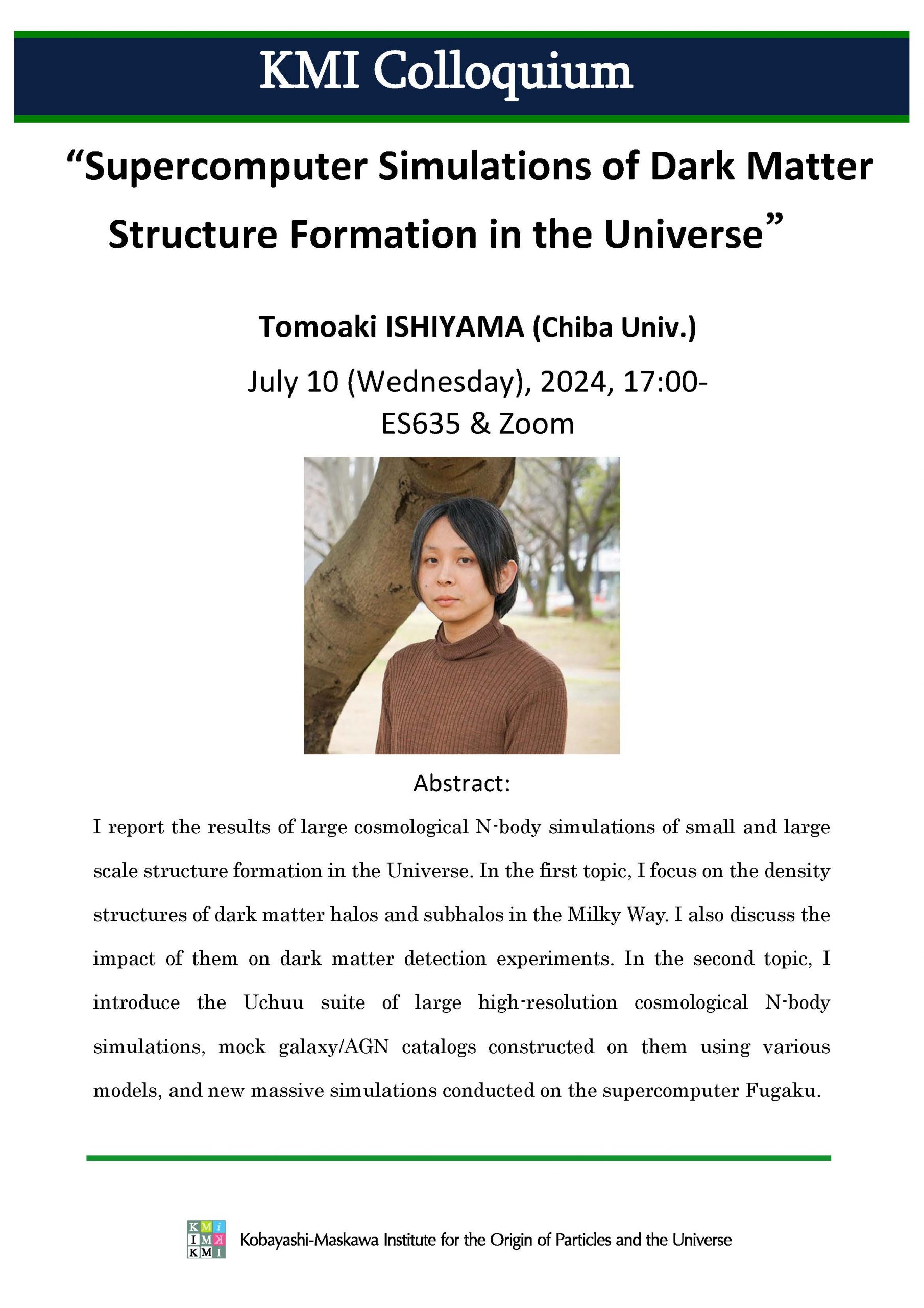 Supercomputer Simulations of Dark Matter Structure Formation in the ...